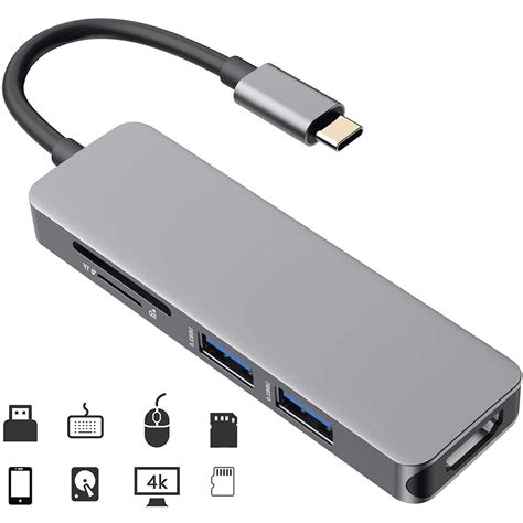 USB C Hub HDMI Adapter In Type C Hub To HDMI K USB Ports Offer A Fast Transfer Rate