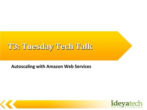Tech Talk Autoscaling With Amazon Web Services Pdf Cloud Computing