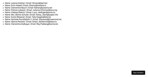Fetch Codesandbox