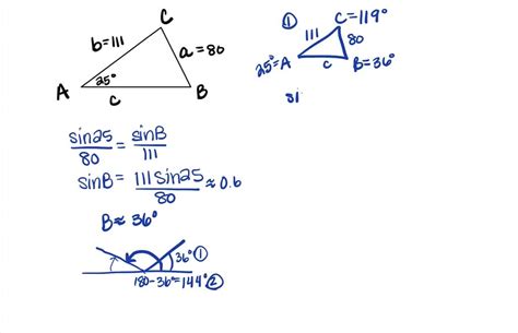 Solvedtwo Sides And An Angle Are Given Determine Whether A Triangle Or Two Exists And If So