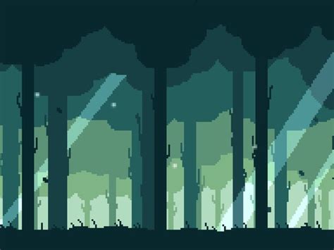 Some Trees Pixel Art Design Cool Pixel Art Pixel Art Games