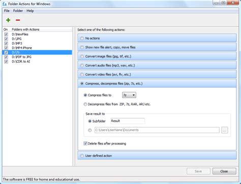 Folder Actions For Windows Windows Download