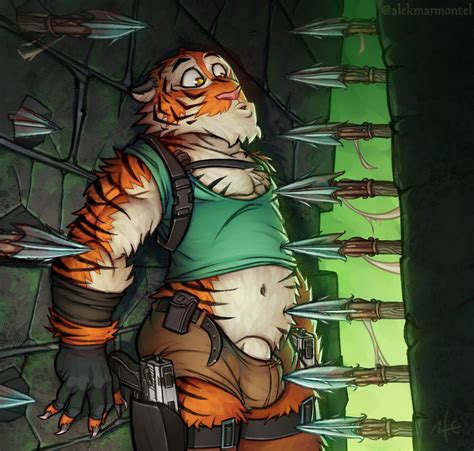 Tomb Tiger Raider By Alekmontel Hentai Foundry