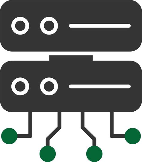 Server Glyph Two Color 9745669 Vector Art At Vecteezy