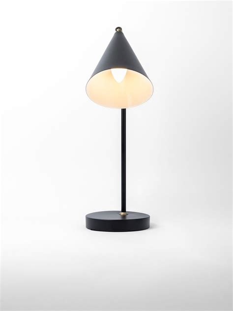 Stark Black Desk Lamp Bash