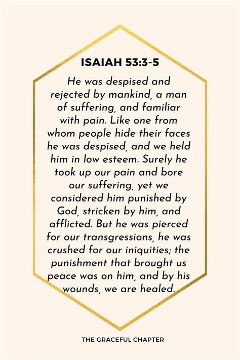 Reflection Isaiah 533 5 Our Spiritual Healing The Graceful Chapter