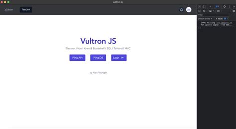 Electron Electronjs Knexjs Vuejs Mvcframework Vultronjs Alex