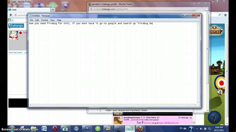 How To Age Hack Chatango Youtube