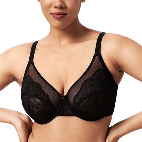 Hsia Womens Full Coverage Back Fat Underwire Unlined Brasblack40dd