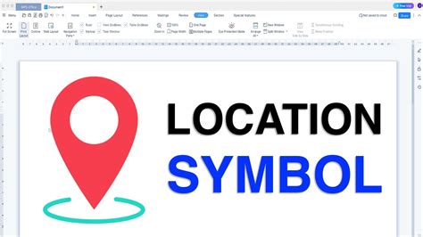 How To Get Location Symbol In Word At Michael Doxey Blog
