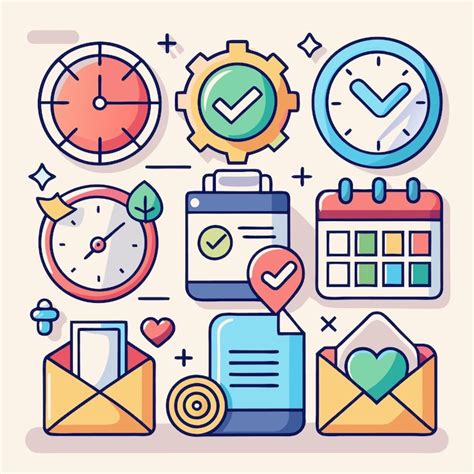 Time Management Productivity Tools For Success Premium Ai Generated Vector