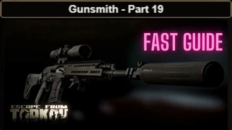 gunsmith part 19 task guide escape from tarkov 0 13 5 updated svds eft youtube