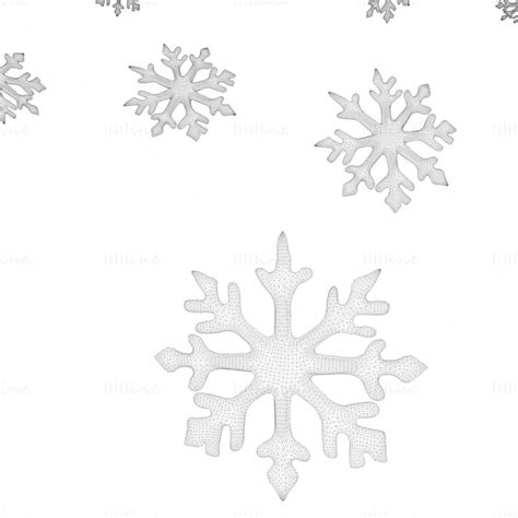 Snowflake 3d Model