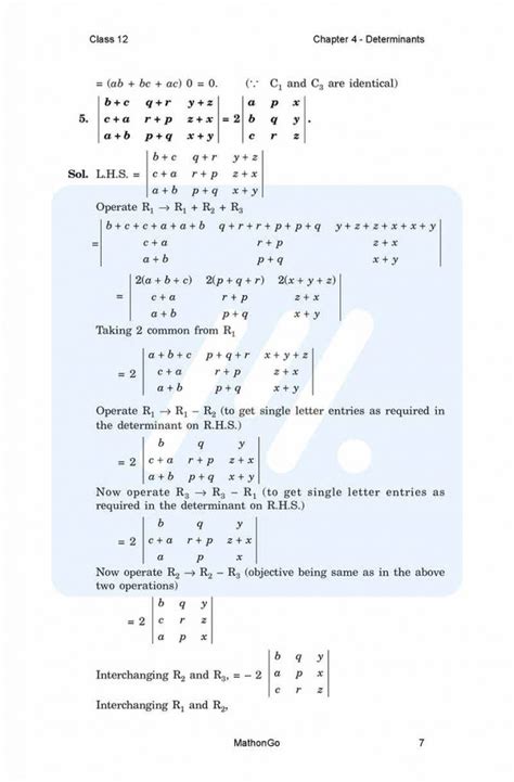 Ncert Solutions For Class 12 Maths Chapter 4 Exercise 42 Mathongo