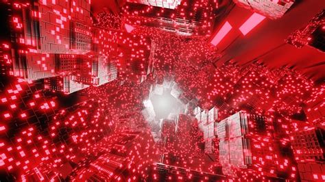 기술 및 연결 배경 미래 매트릭스와 3d 빅 데이터 디지털 배경 광장 디지털 테크노로직 터널을 통과하는 3d 그래픽 시간과 공간을 통해 웜홀 가상현실에 대한 스톡 사진 및