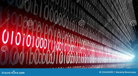 Computer Virus Encryption Digital Binary Data And Secure Data Concept Abstract Technology