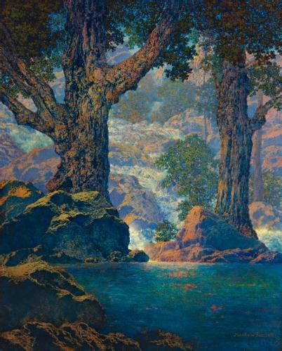 Cascades Quiet Solitude 1959 Maxfield Parrish