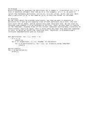 Generating Integer Partitions Md Problem Write A Program To