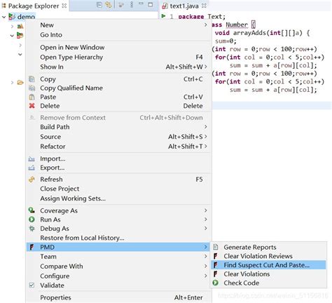 基于pmd的静态测试掌握在eclipse环境下pmd静态测试工具 Csdn博客