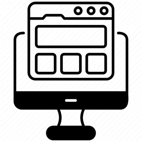 Web Design Website Web Layout Web Development Development Layout Programming Icon