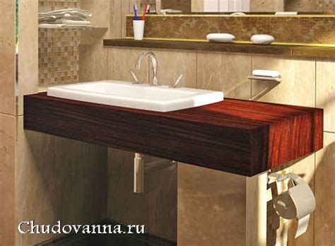 Столешница под раковину в ванную