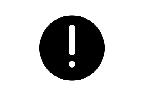 Circular Shaped Exclamation Mark Icons ~ Creative Market