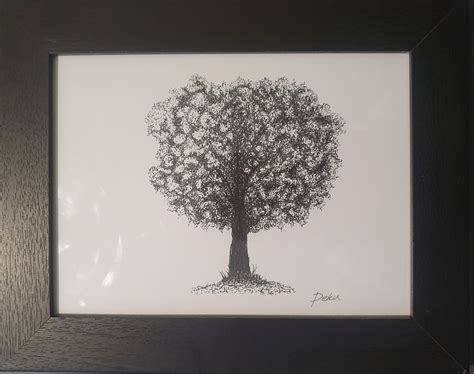 Tree Drawing By Deku Etsy