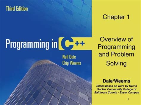 Ppt Chapter 1 Overview Of Programming And Problem Solving Powerpoint