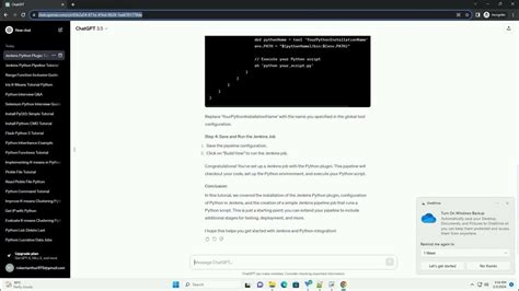 Jenkins Python Plugin Youtube Jenkins Python Plugin Youtube