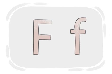 The Letter F In The English Alphabet Langeek