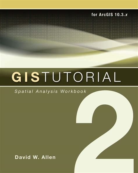 GIS Tutorial Spatial Analysis Workbook Allen David W Books Amazon Ca