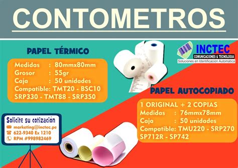 Rollos De Papel Autocopiativo Etiquetas Adhesivas Computadores Moviles Impresoras