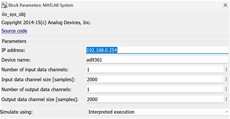 Communication Between Ad9361 And Matlabsimulink Qanda Design Support Ad9361ad9363ad9364