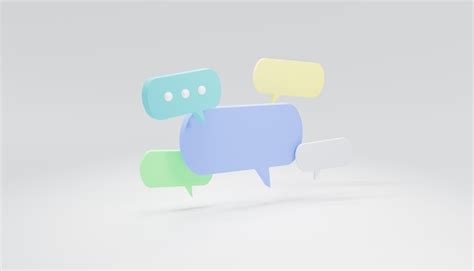흰색 배경에 있는 채팅 거품 아이콘 Minimalchat 입력 거품 채팅 또는 댓글 쇼 Sms 메시지 통신이 포함된 소셜 미디어 온라인 개념은 디지털 배너 웹 사이트 3d