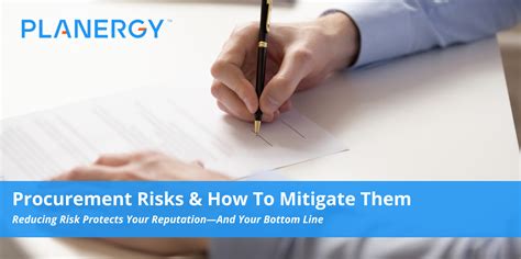 Procurement Risks And How To Mitigate Them Planergy Software