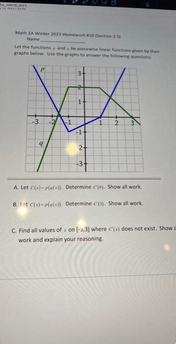 Let The Functions P And Q Be Piecewise Linear