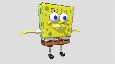 Spongebob Tscp Edited Texture Blender Download Free 3d Model By Landon141 [a04f6c5] Sketchfab