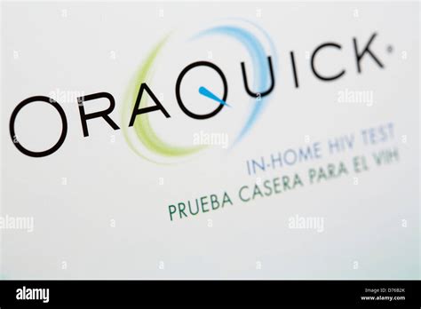 An Oraquick In Home HIV Testing Kit Stock Photo Alamy