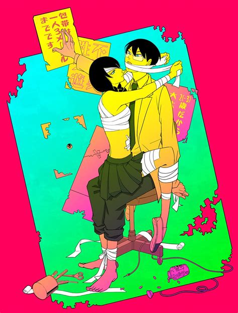 Kobushi Abiru And Itoshiki Mikoto Sayonara Zetsubou Sensei Drawn By