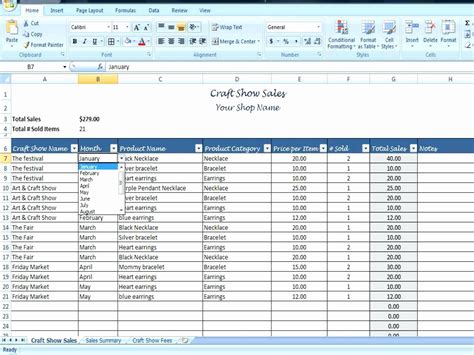 Sales Tracker Excel Template