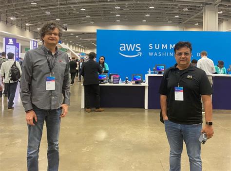 Sameer Rohatgi On Linkedin At Aws Conference In Washington Dc With