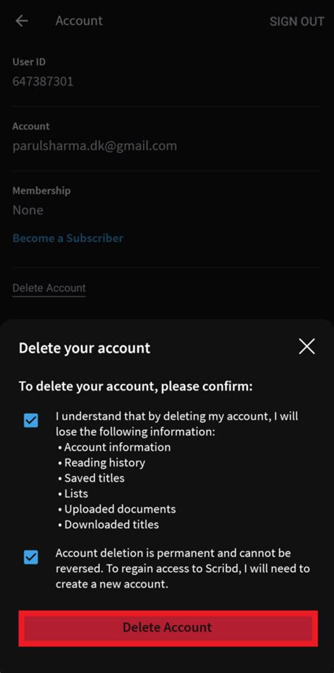 How To Delete Scribd Account Techcult