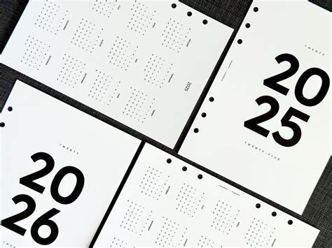 A5 Year 2026 Dashboard Printable Dashboard Etsy