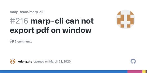 Marp Cli Can Not Export Pdf On Window · Issue 216 · Marp Teammarp Cli