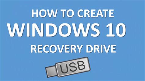 How To Create Windows Recovery Drive Usb Microsoft Windows Tutorial Artofit