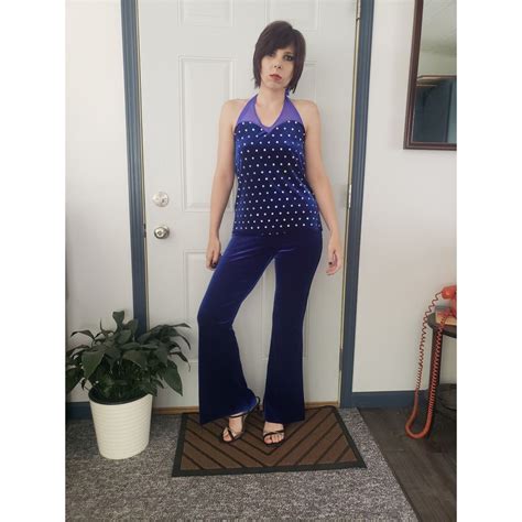 Vintage Disco Dance Costume Gem