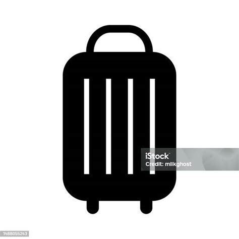 여행 수하물 아이콘 0명에 대한 스톡 벡터 아트 및 기타 이미지 0명 가방 고체 Istock