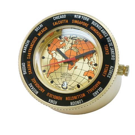 Mentor World Time Desk Clock Inventory 5690
