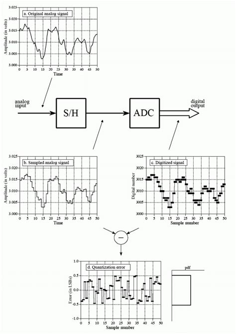 Digitization Of An Analog Signal The Conversion Is Broken Down Into Download Scientific