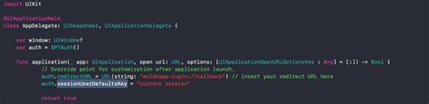 Swift Spotify Ios Sdk Sptaudiostreamingdelegate Protocol Functions